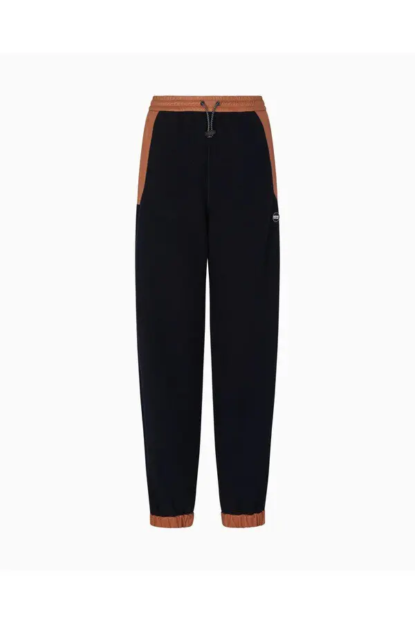 Giorgio Armani Neve Cashmere Fleece Trousers - Blue / Navy