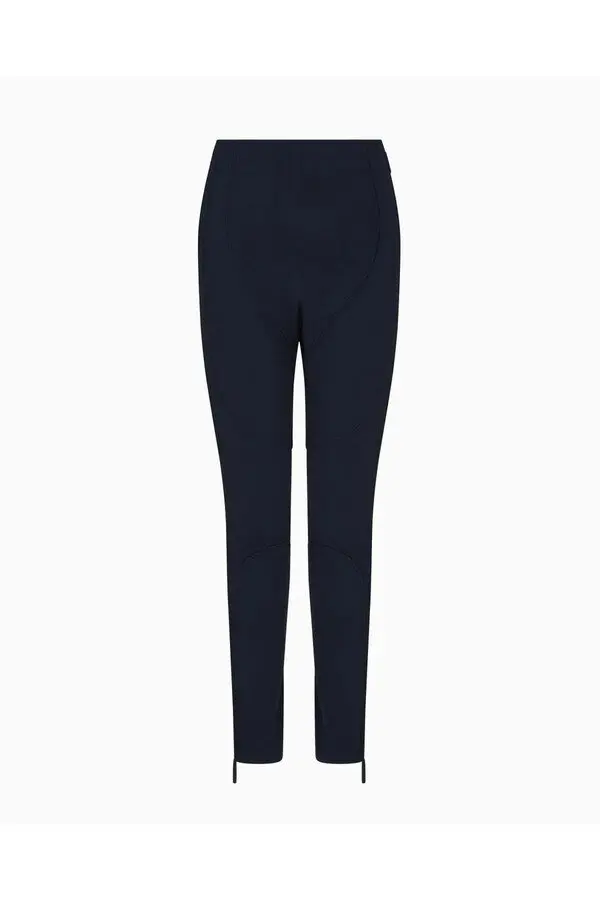 Giorgio Armani Neve Technical Nylon Ski Leggings - Blue / Navy