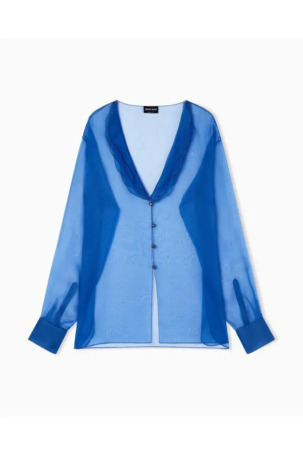 Giorgio Armani Silk-organza Shirt