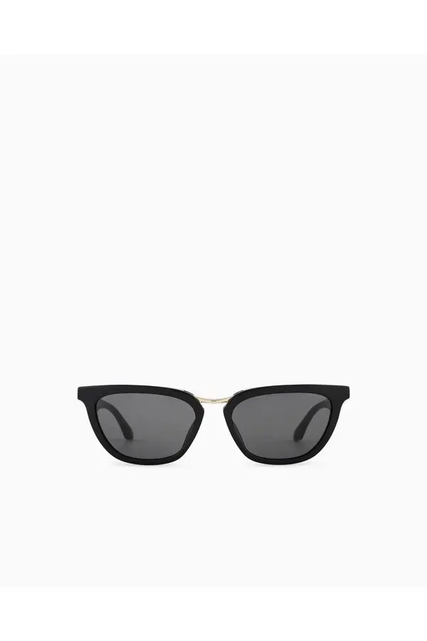 Giorgio Armani Butterfly-shaped Sunglasses - Black