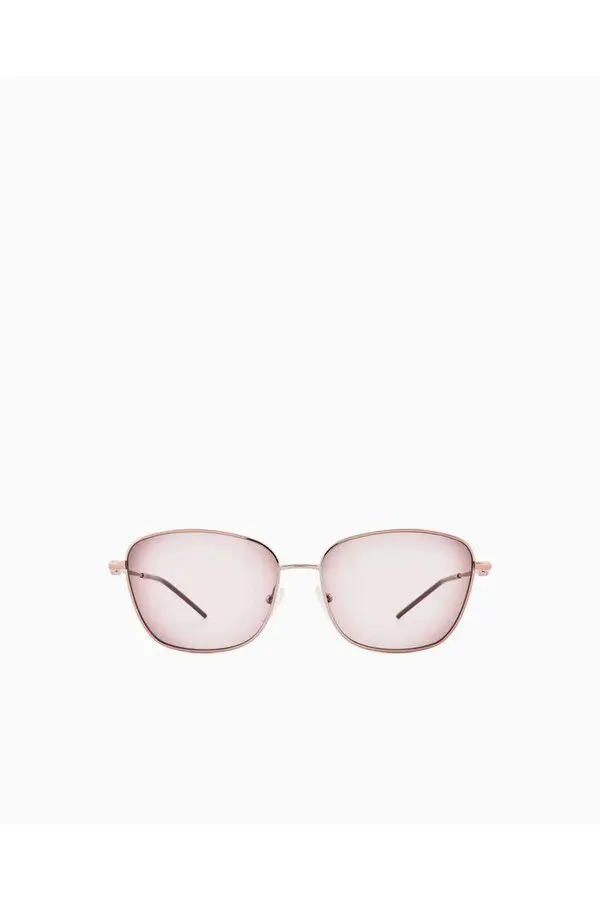 Emporio Armani Irregular-shaped Sunglasses - Pink
