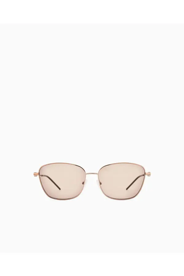 Emporio Armani Irregular Sunglasses - Gold