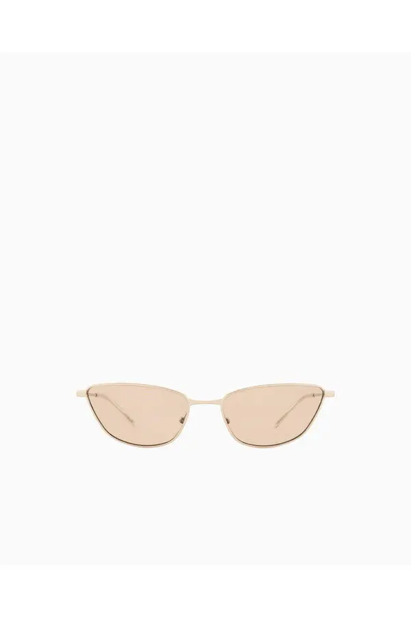 Emporio Armani Cat-eye Metal Sunglasses - Gold