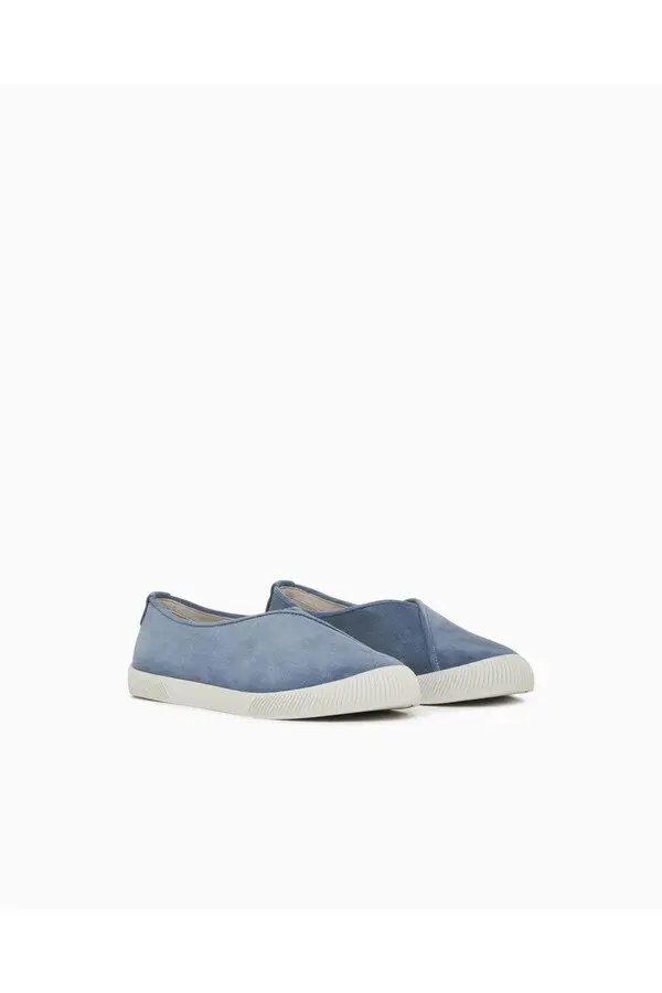 Giorgio Armani Suede Slip-ons