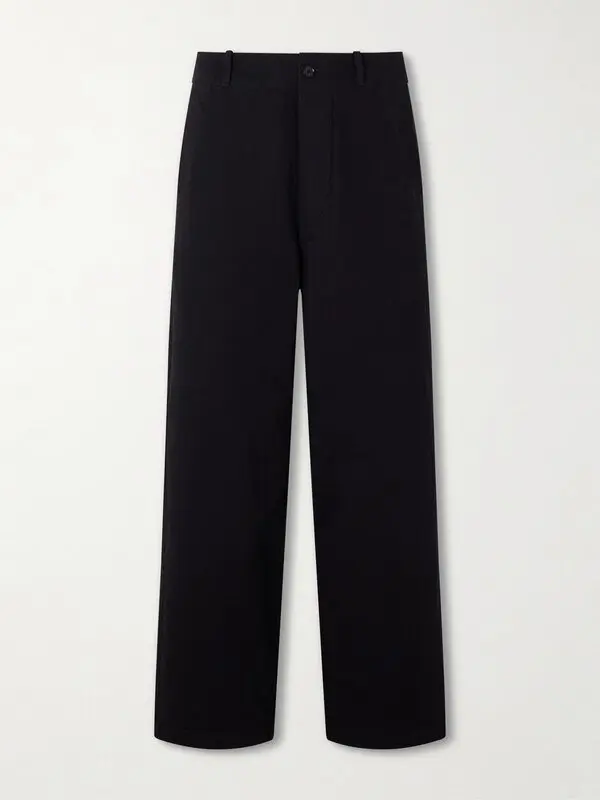 KAPTAIN SUNSHINE Wide-leg Cotton-drill Trousers