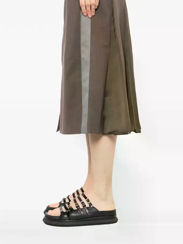 Sacai Panel Skirt With Belt
