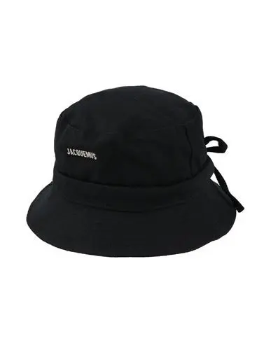 Jacquemus Cotton Fisherman's Hat - Black