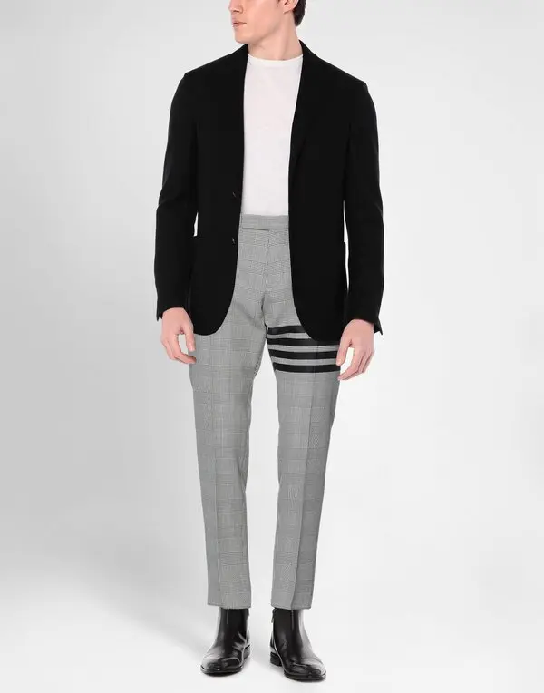 Thom Browne Tapered Glen Plaid Wool Pants