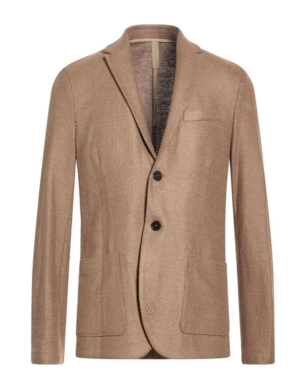 Harris Wharf London Single-breasted Linen-cotton Blazer