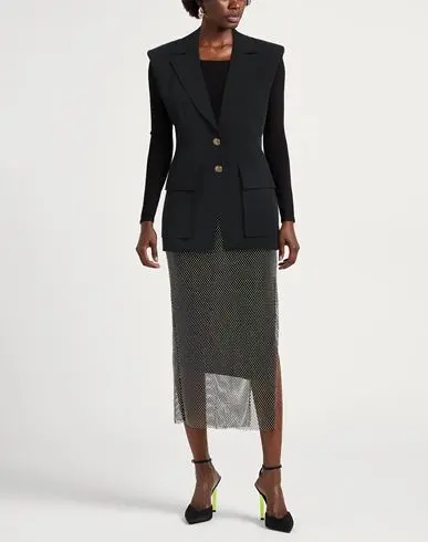 Pinko Single-breasted Crepe Blazer - Black