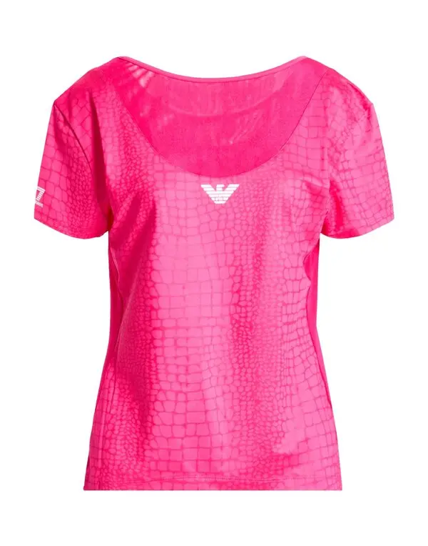 EA7 Polyester Elastane Athletic T-shirt
