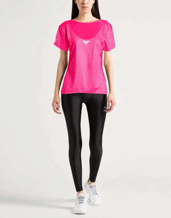 EA7 Polyester Elastane Athletic T-shirt