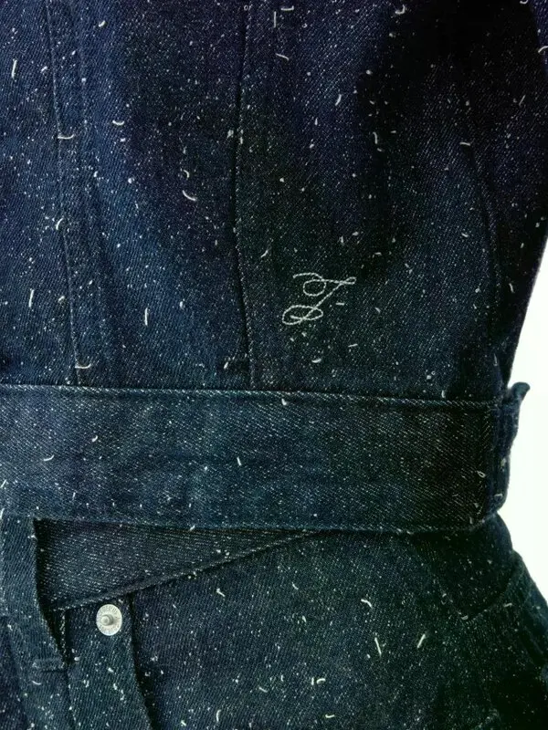 Jacquemus The Ovalo De-nîmes Denim Jacket - Blue
