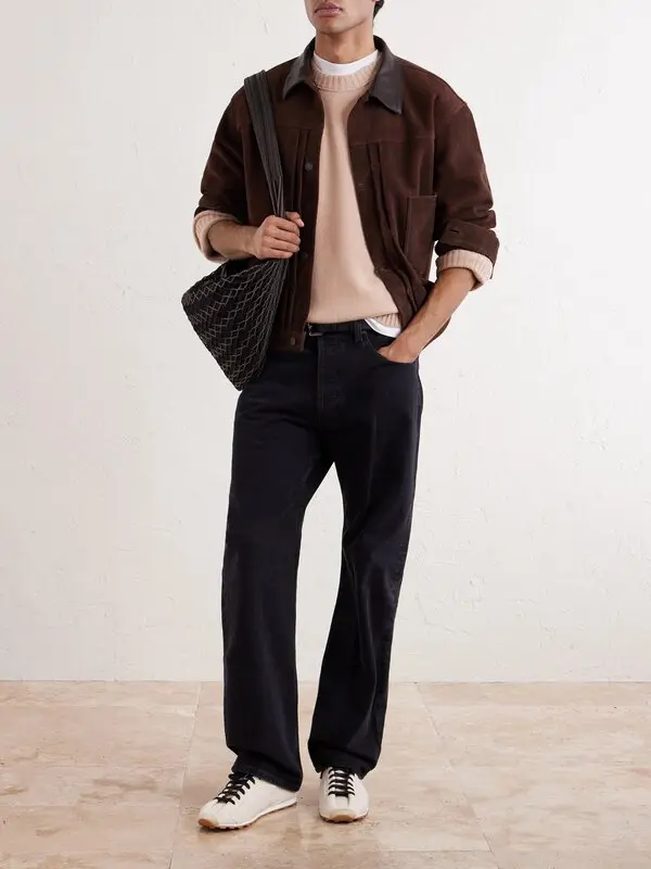 FRAME Cashmere Crew-neck Sweater - Orange