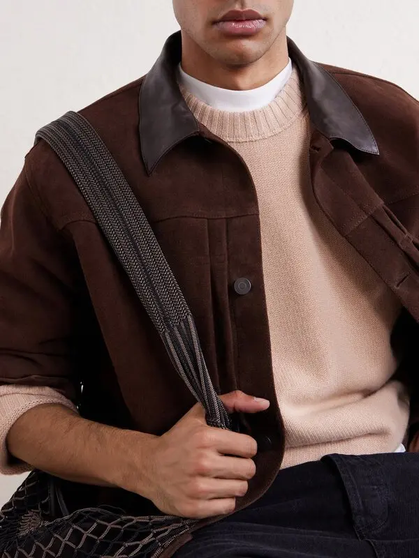 FRAME Cashmere Crew-neck Sweater - Orange