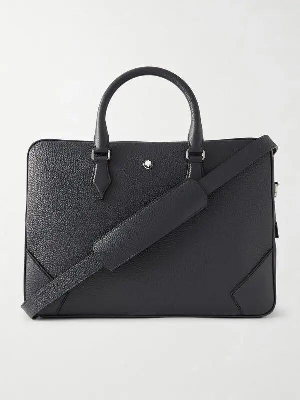 Montblanc Medium Full-grain Leather Briefcase
