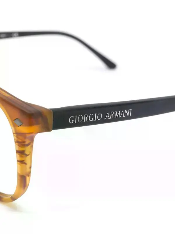 Giorgio Armani Square Eyeglasses - Brown