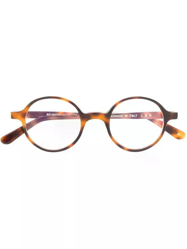 L.g.r Round Frame Glasses - Brown