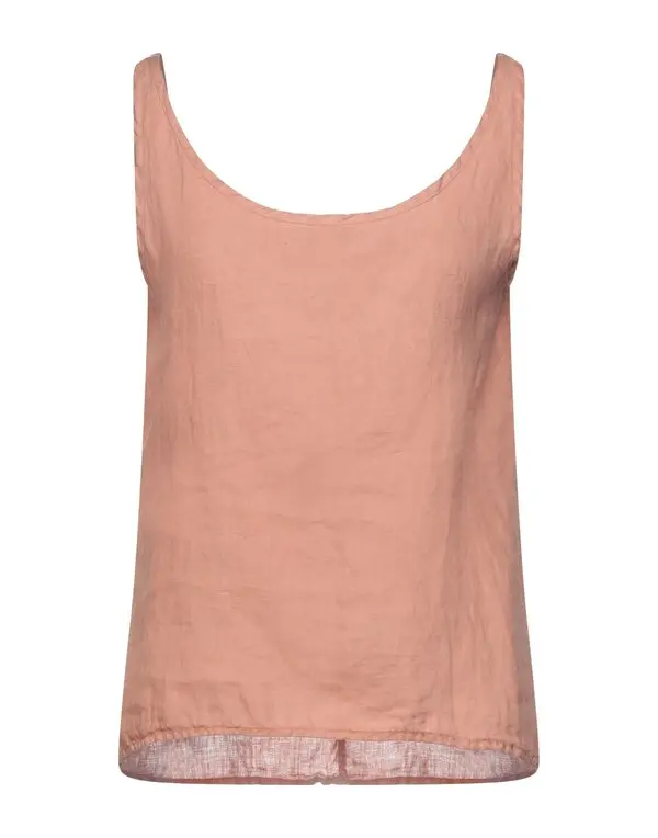 Crossley Linen Sleeveless Scoop Neck Top