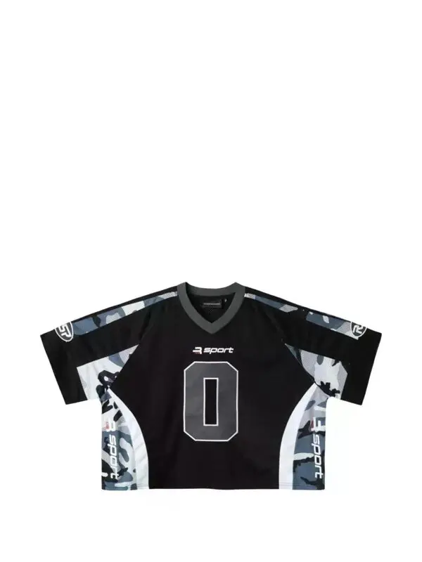 GV GALLERY X Raspberry Hills Camo-print Jersey - Black