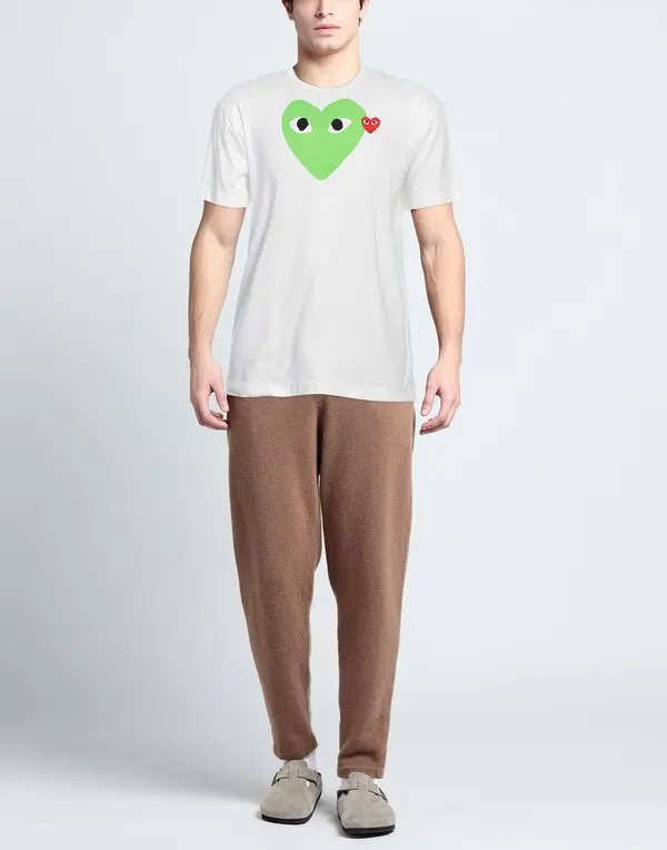 Play Comme Des Garcon T-shirt Size Cotton - White