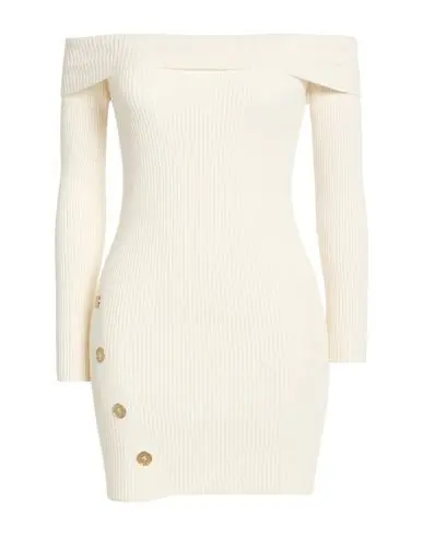 HAVEONE Ribbed-knit Mini Dress - White