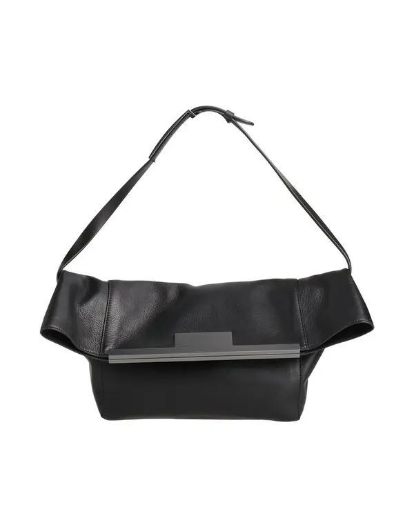 Max Mara Sfilata Calfskin Handbag - Black