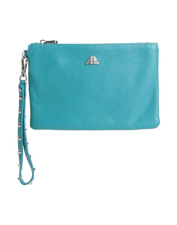 ANIYE BY Leather Clutch With Detachable Wristlet - Blue