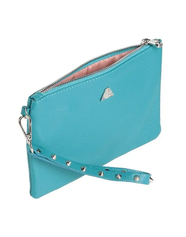 ANIYE BY Leather Clutch With Detachable Wristlet - Blue