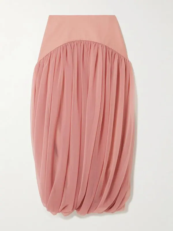 ABADIA Paneled Maxi Skirt