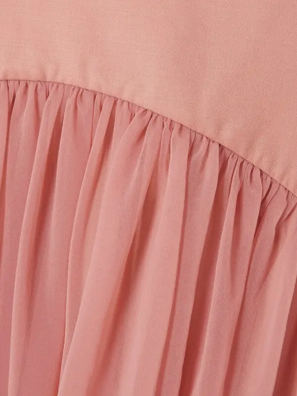 ABADIA Paneled Maxi Skirt