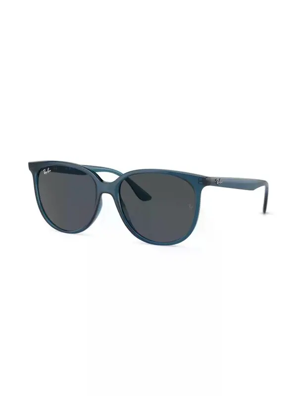 Ray-ban Logo-plaque Square Frame Sunglasses
