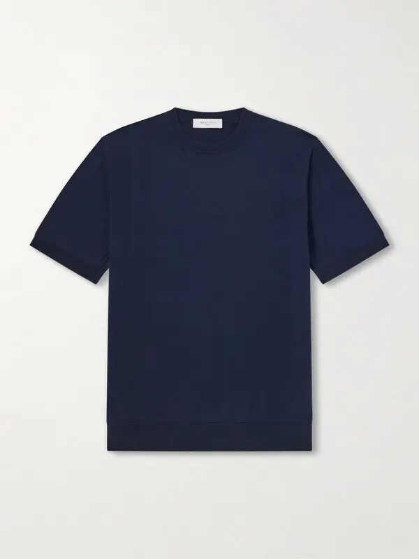 Boglioli Garment-dyed Cotton T-shirt