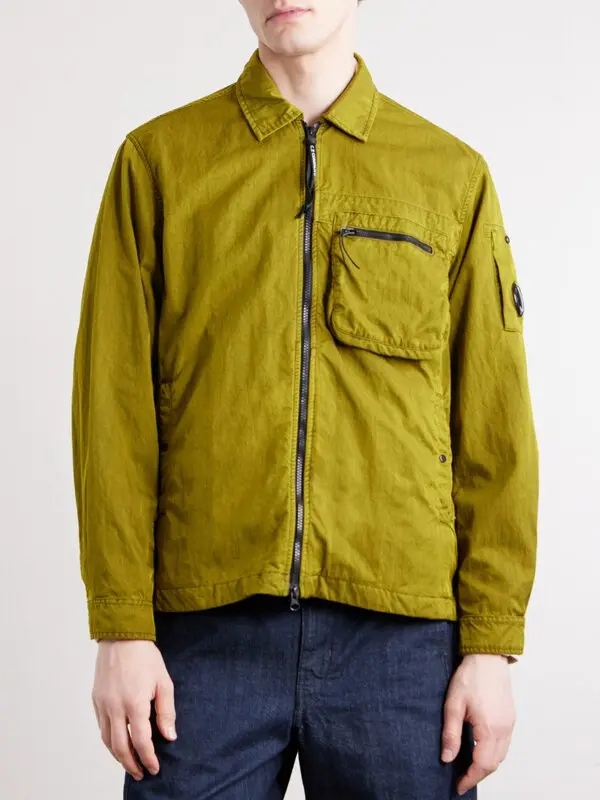 C.P. COMPANY Panama-r Overshirt - Green