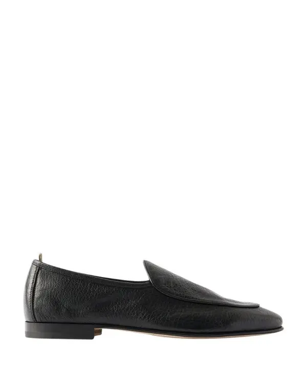 Officine Creative Oliver 006 Deerskin Loafers - Black