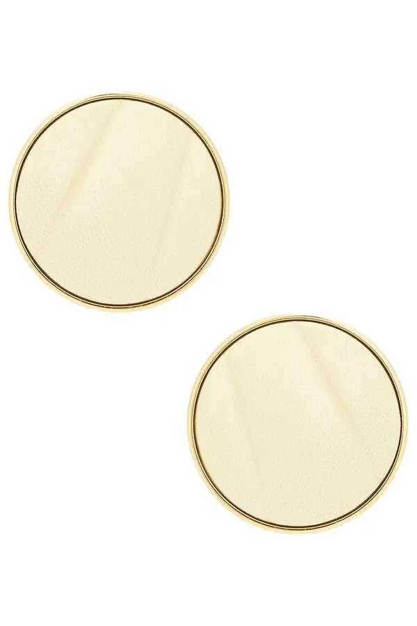 Chloé Stud Earrings - Soft Powder