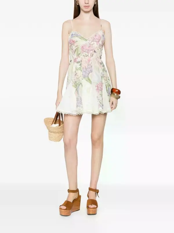 Charo Ruiz Ibiza Marlene Floral-print Mini Dress