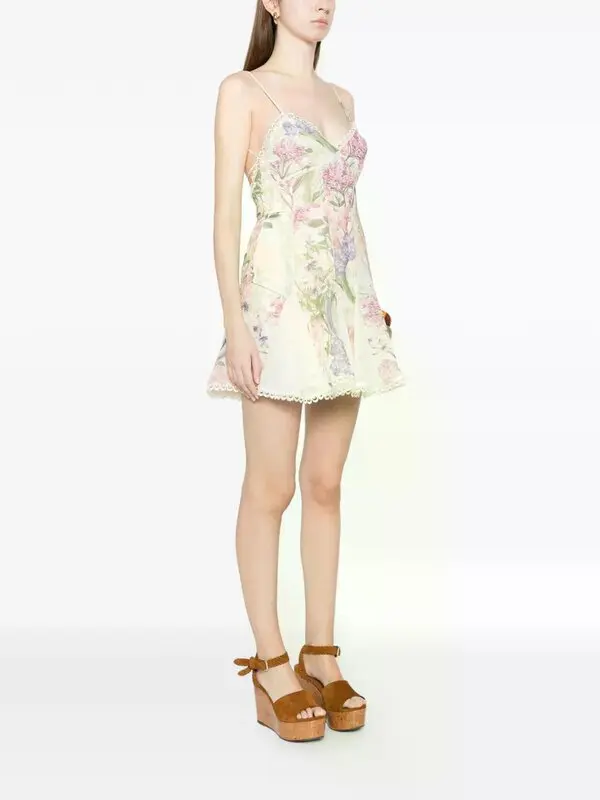 Charo Ruiz Ibiza Marlene Floral-print Mini Dress