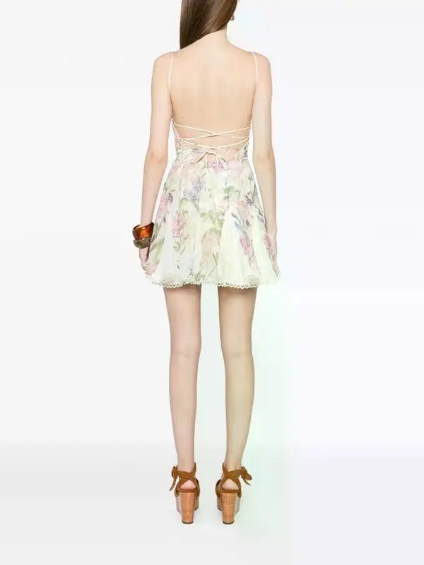 Charo Ruiz Ibiza Marlene Floral-print Mini Dress