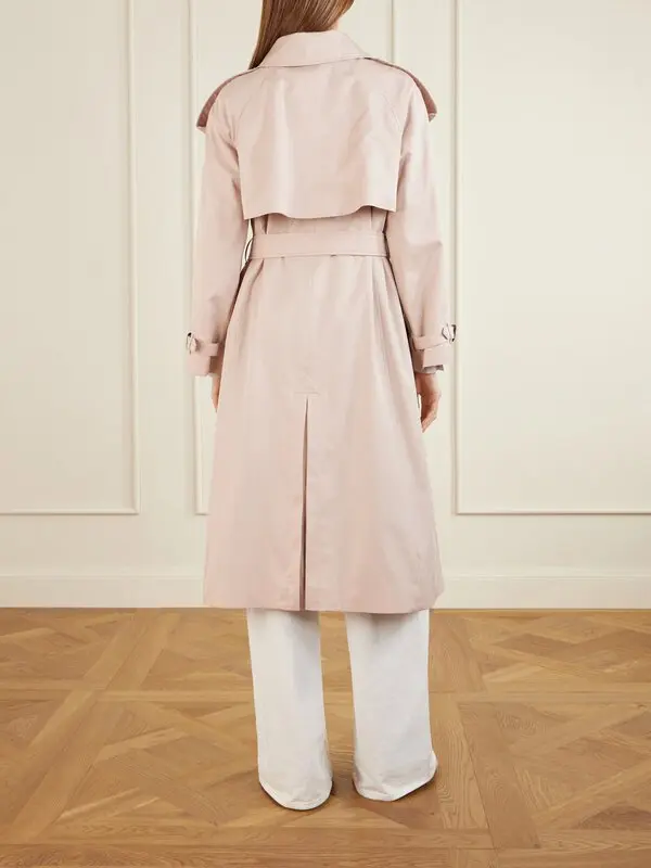 Burberry Fitzrovia Double-breasted Belted Trench Coat