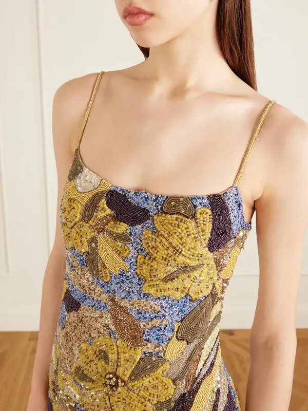 Cult Gaia Bebe Embellished Mini Dress