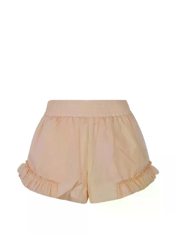 Simone Rocha Frill Trim Track Shorts - Neutrals