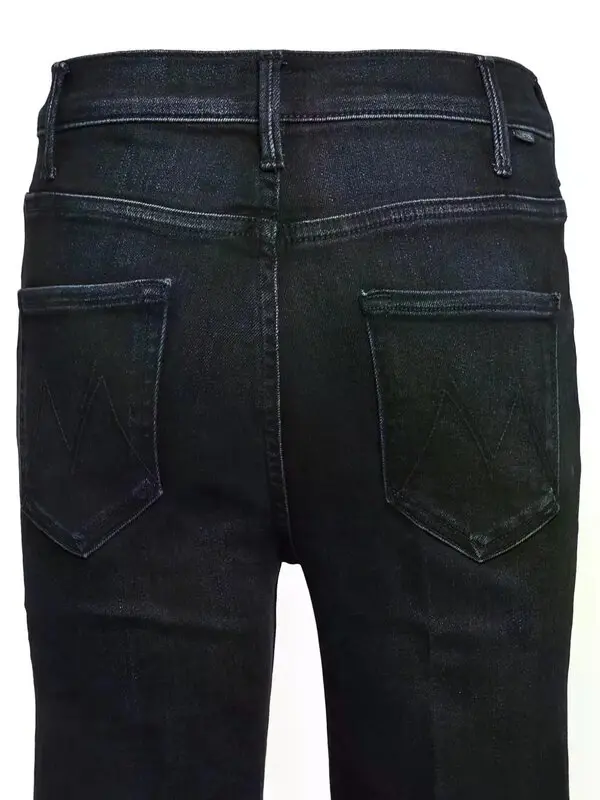 MOTHER The Hustler Frayed Jeans - Black