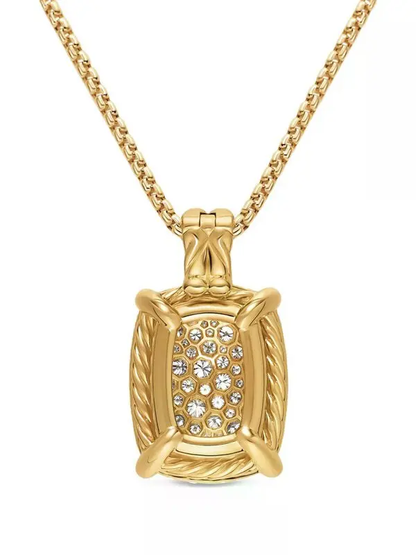 David Yurman Chatelaine Elongated Pendant Necklace