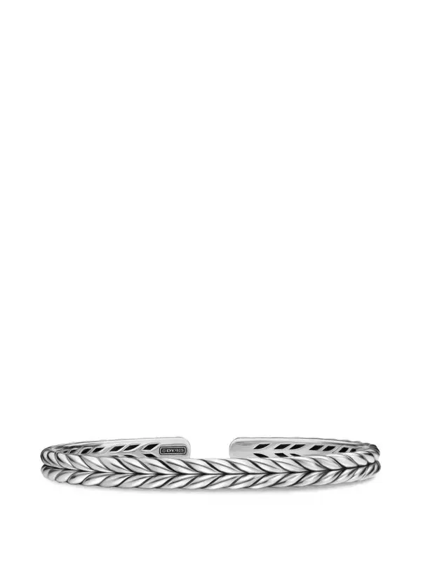 David Yurman Chevron Flex Sterling Bracelet - Silver