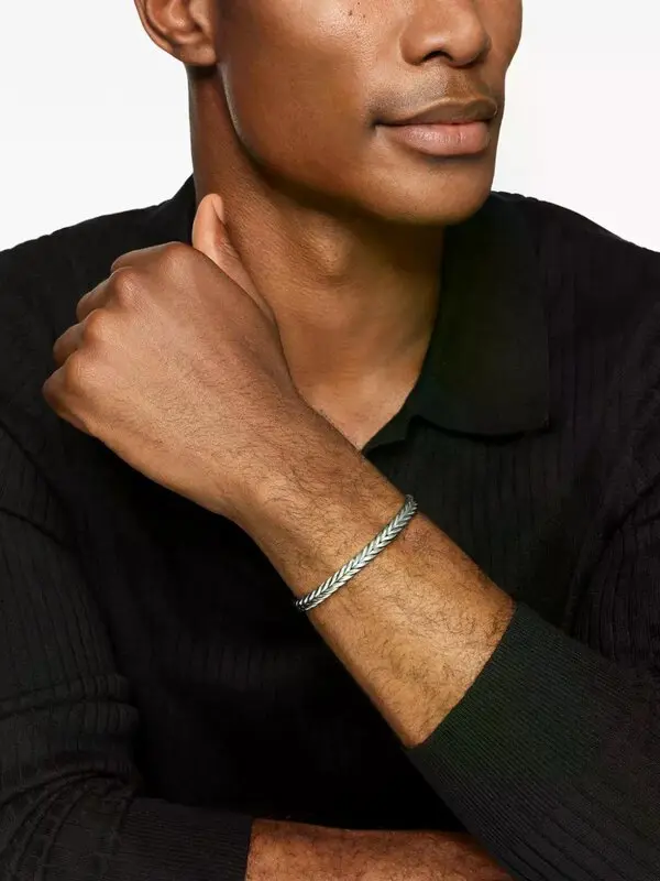 David Yurman Chevron Flex Sterling Bracelet