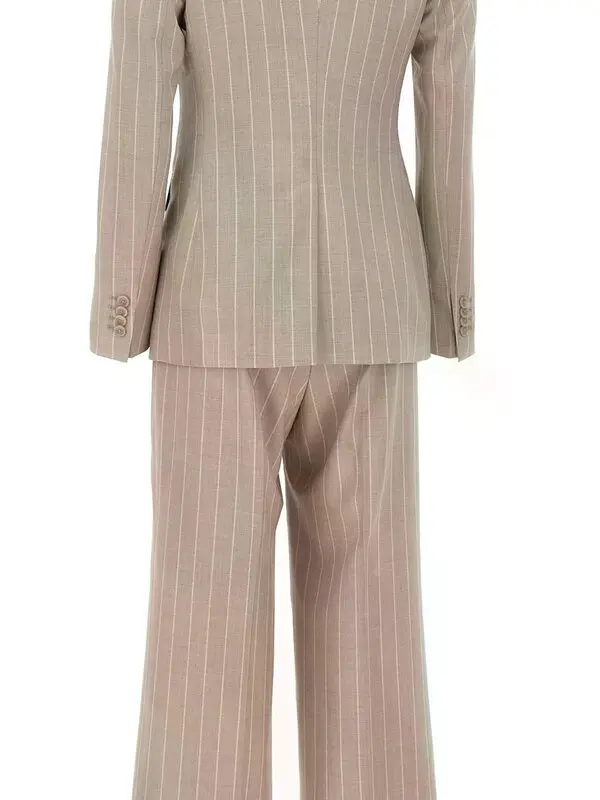 Tagliatore Pinstripe Pattern Double-breasted Suit - Neutrals
