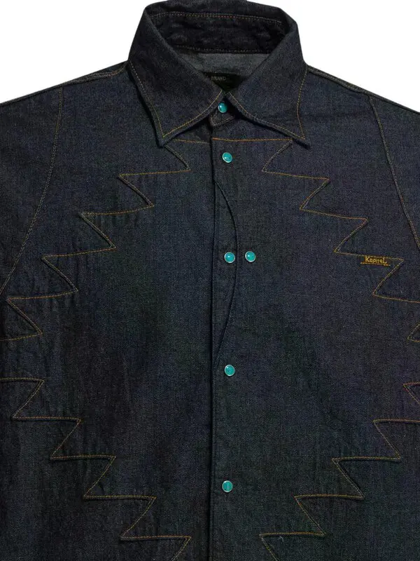 Kapital Zigzag Embroidery Shirt