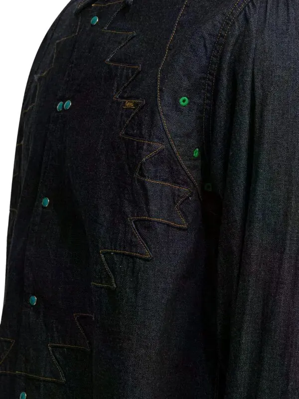 Kapital Zigzag Embroidery Shirt