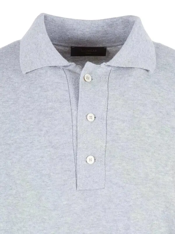 ZANONE Buttoned Polo Shirt - Grey